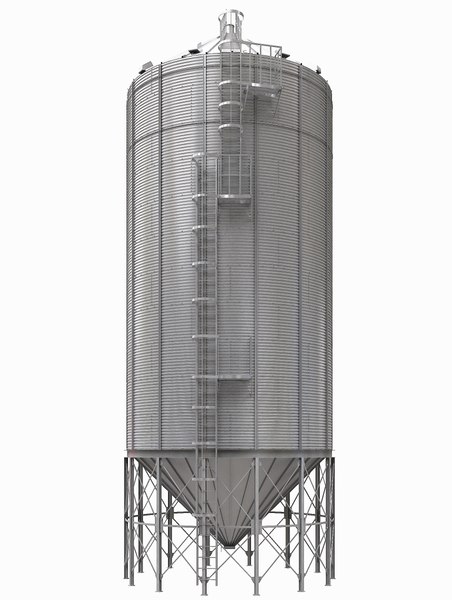 realistic silos 3d max