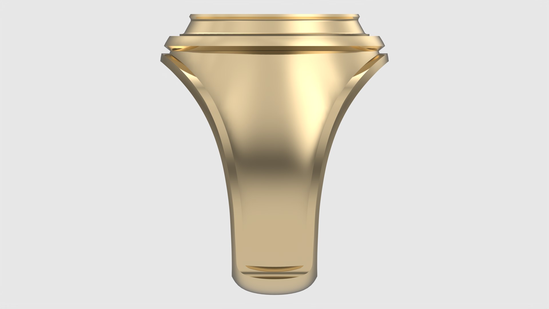 3D Elegant Oval Inset Signet Ring JDBCo - TurboSquid 2342837