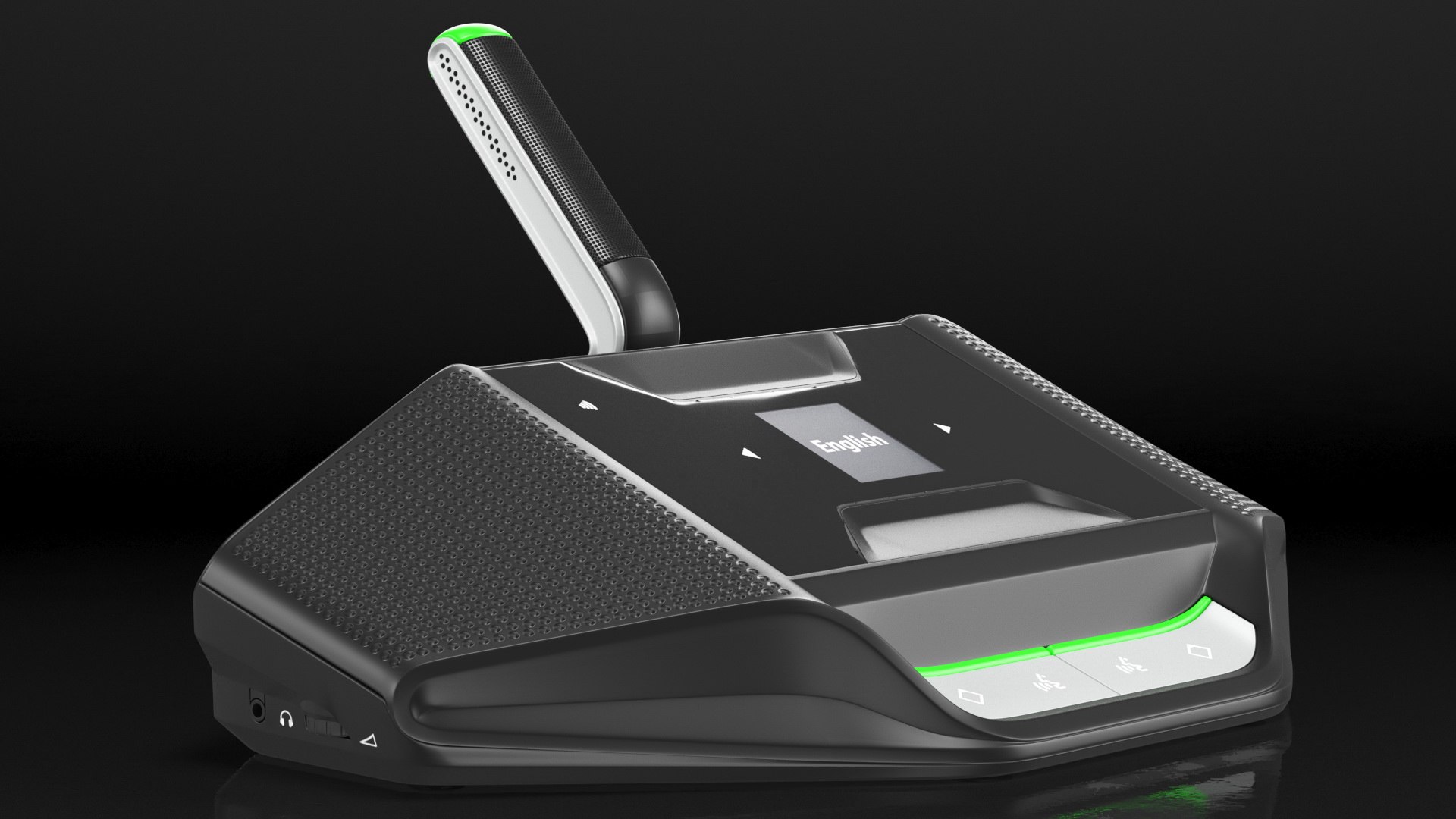 3D Wireless Discussion Device With Language Selector Model - TurboSquid ...