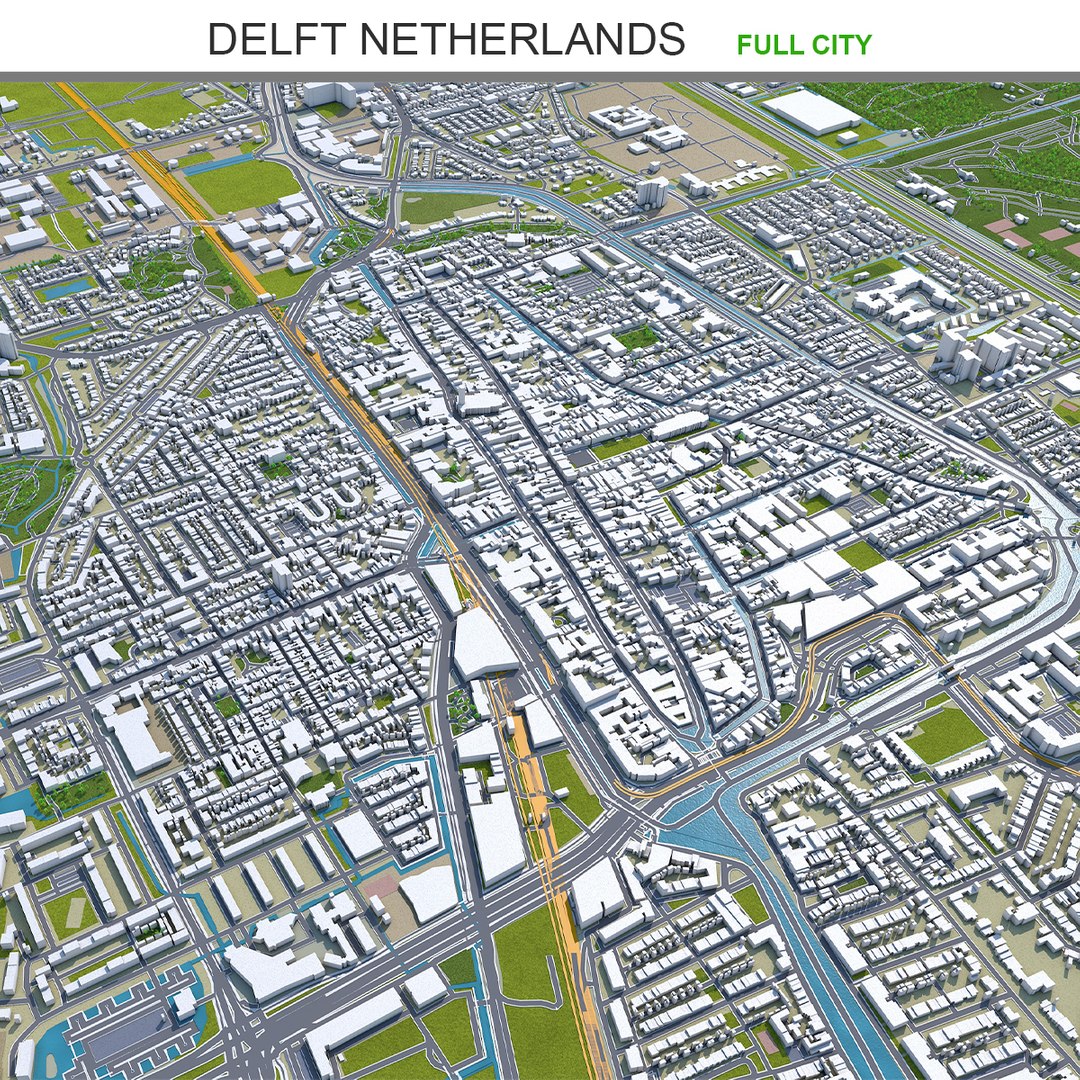 Delft Netherlands 3D Model - TurboSquid 1720084