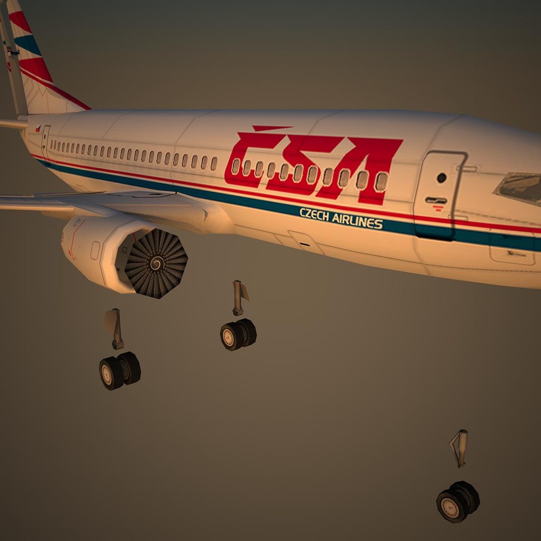 Boeing Csa Airlines 3d Model