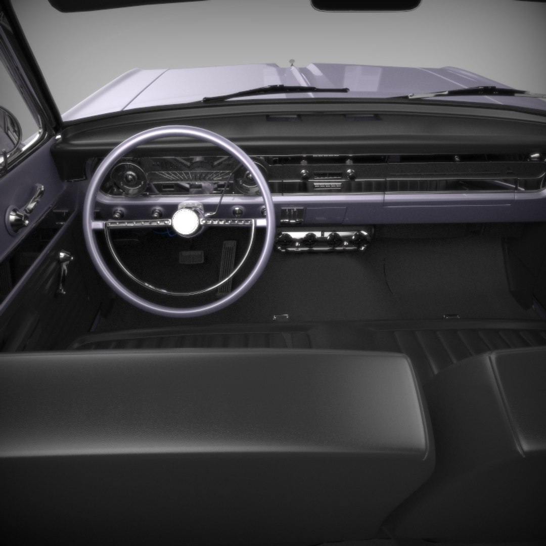 3d Model Of Falcon 1964 Convertible