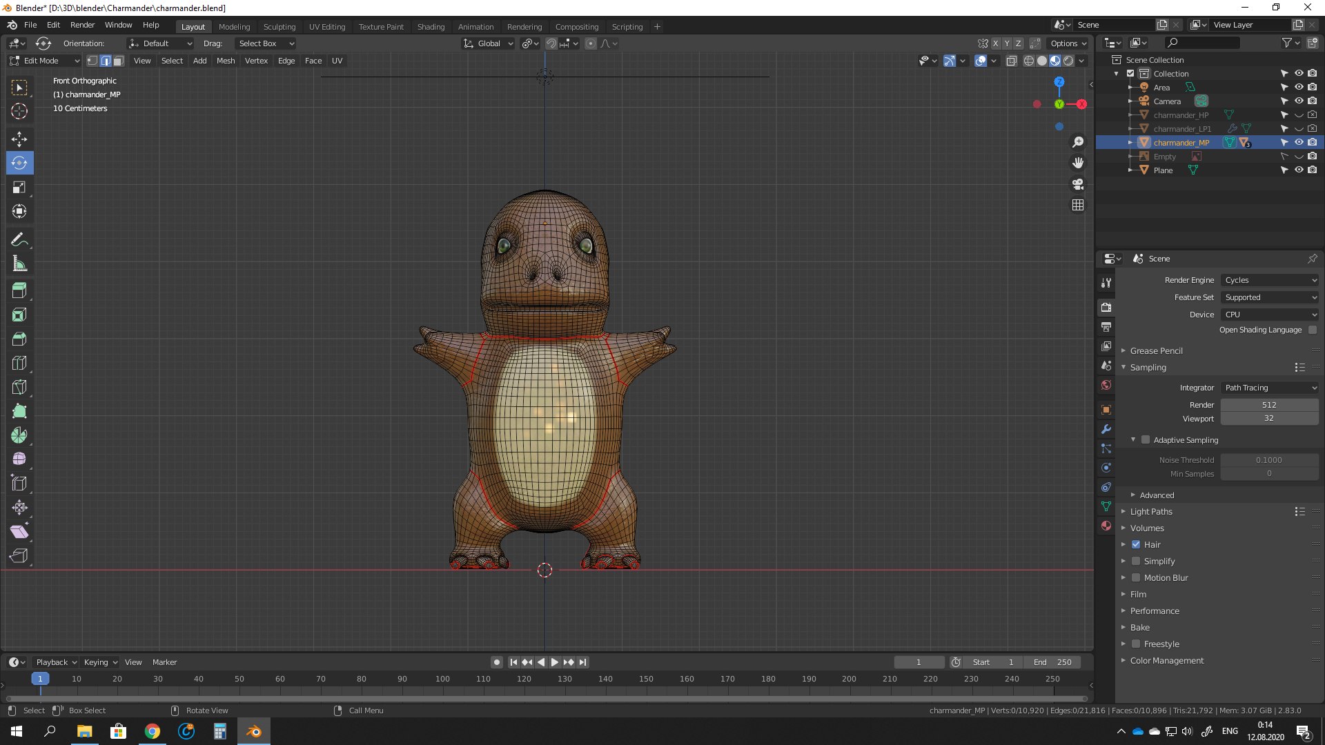 3D Model Charmander Pokemon - TurboSquid 1604404