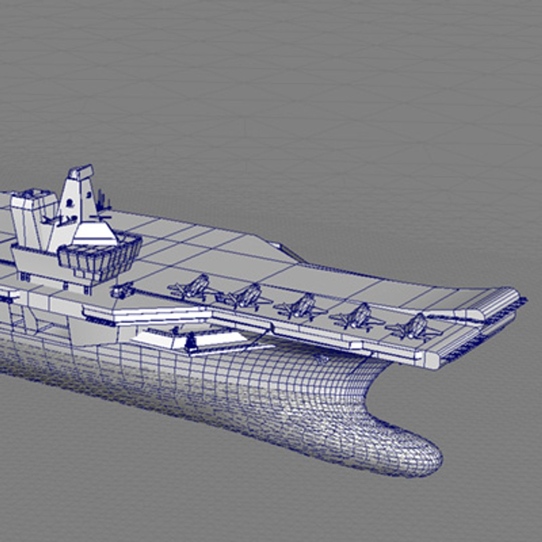 Cvf - Royal Navy 3d Model