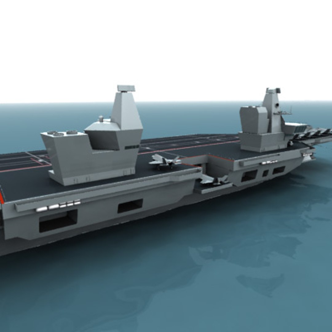 Cvf - Royal Navy 3d Model