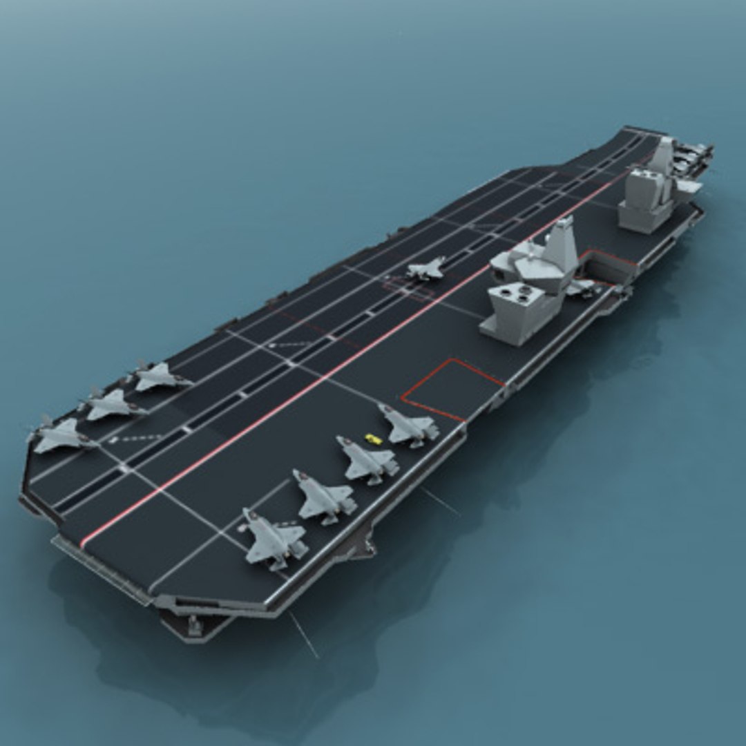 cvf - royal navy 3d model