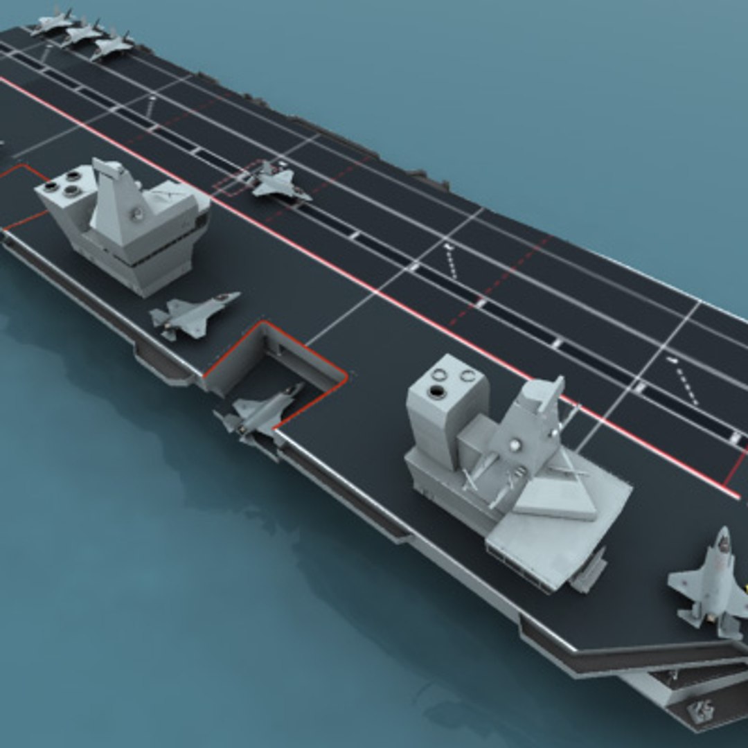 Cvf - Royal Navy 3d Model