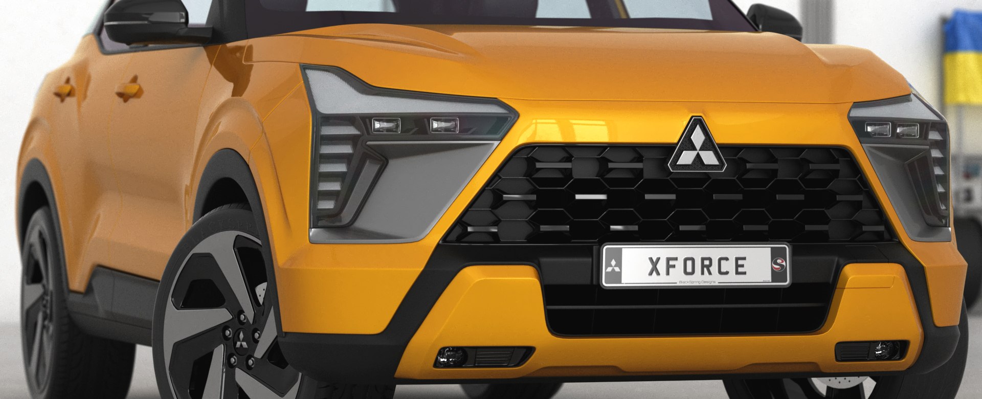 3D Mitsubishi Xforce 2024 Low Interior Model - TurboSquid 2249651