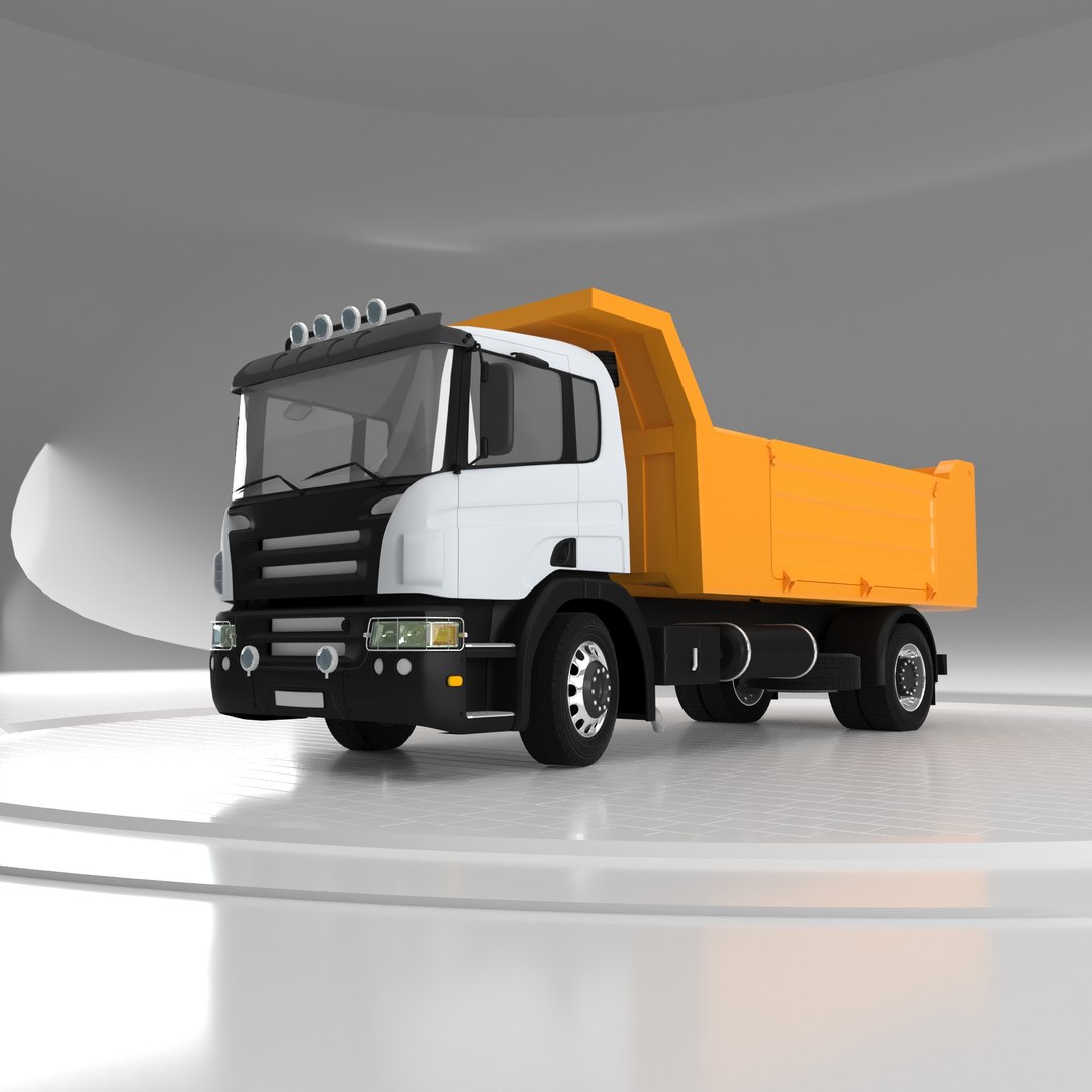 3D Tipper Truck v04 model - TurboSquid 1730886