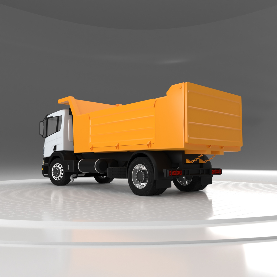 3D Tipper Truck v04 model - TurboSquid 1730886