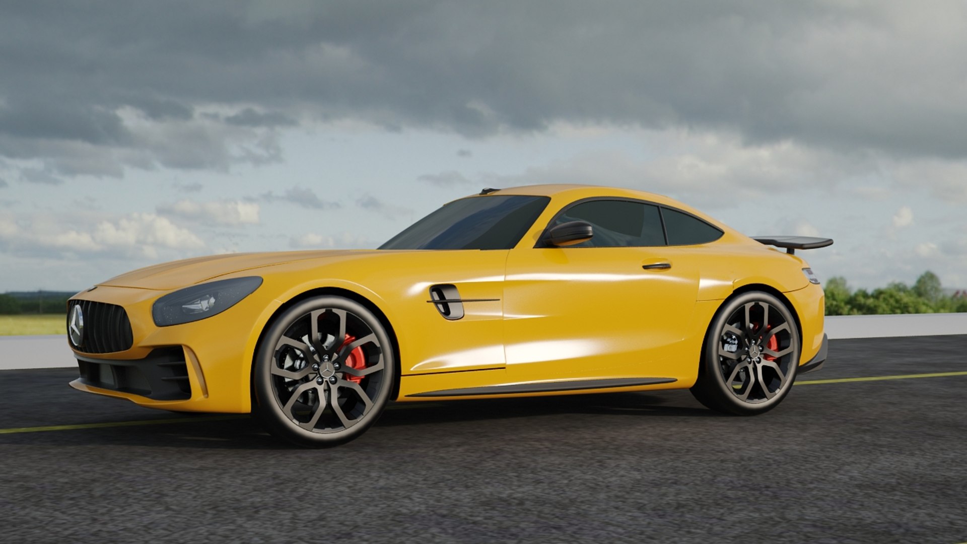 3D Mercedes-benz Amg Model - TurboSquid 1331057