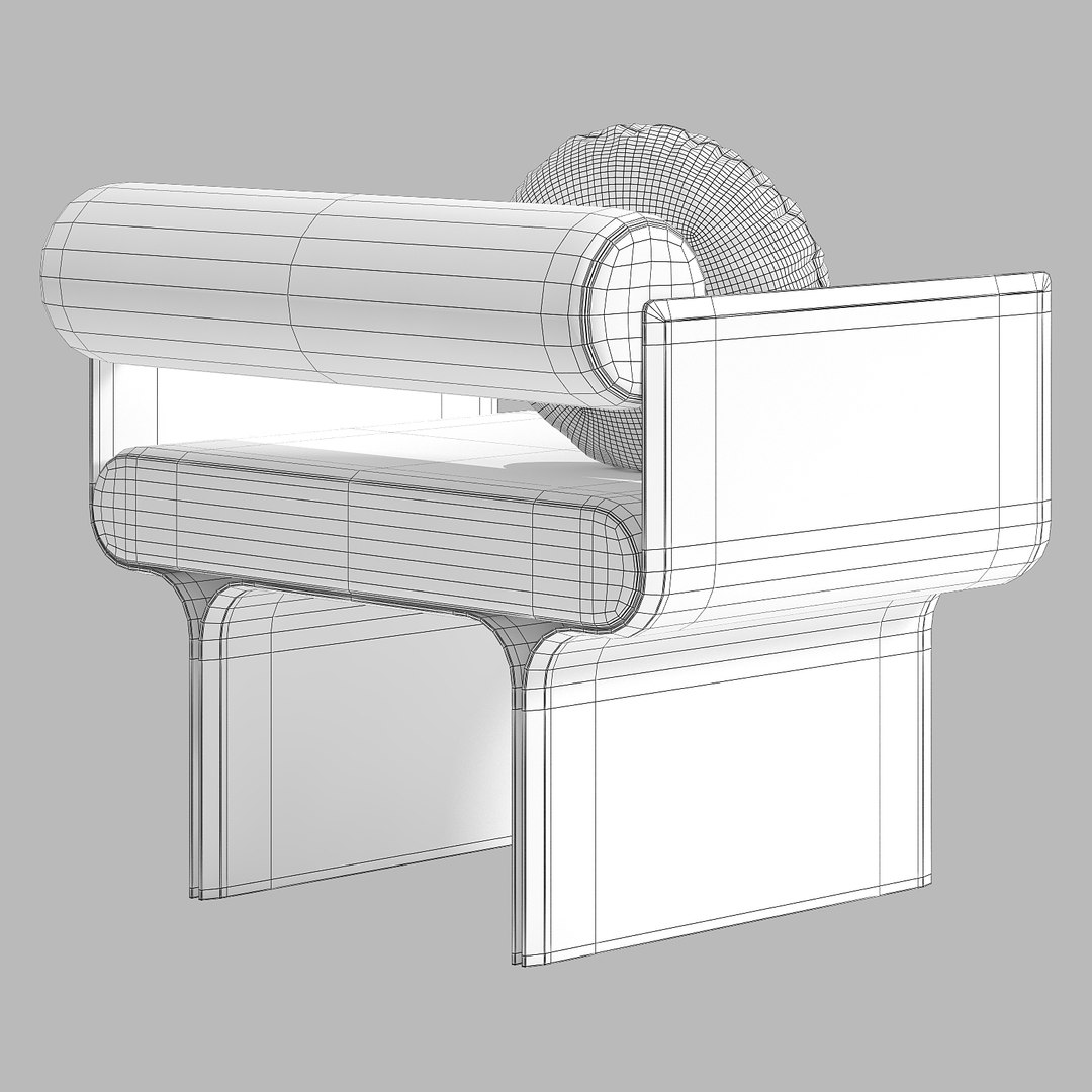 Gallotti And Radice Stami Lounge 3D Model - TurboSquid 2188371