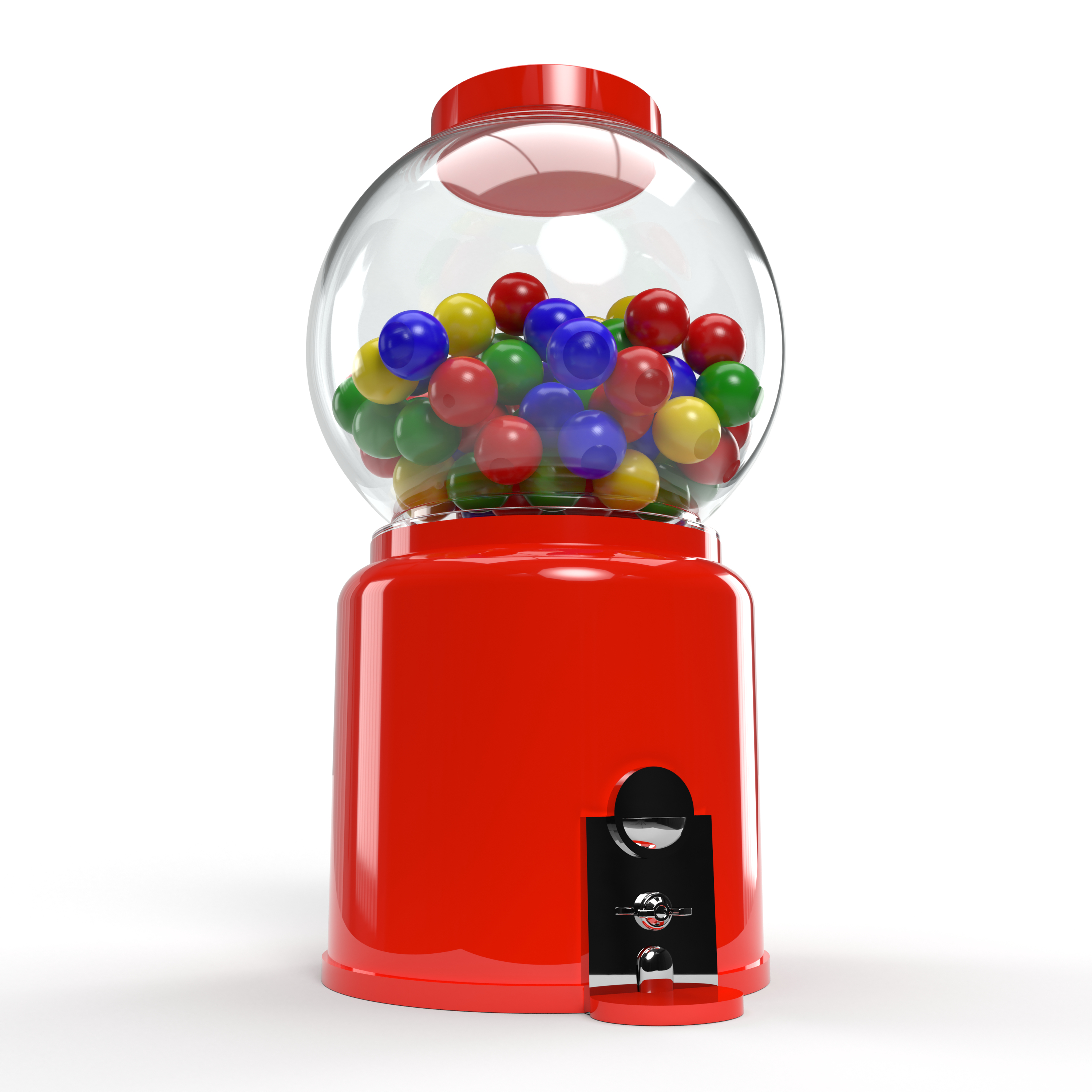 modelo 3d Máquina tradicional de chicles - TurboSquid 1520051