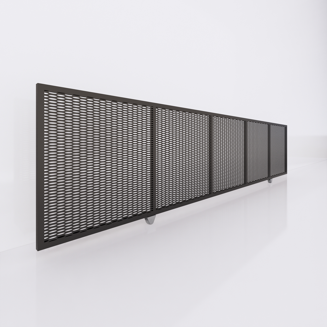 modelo 3d Portón o puerta corredera - Familia Revit paramétrica ...