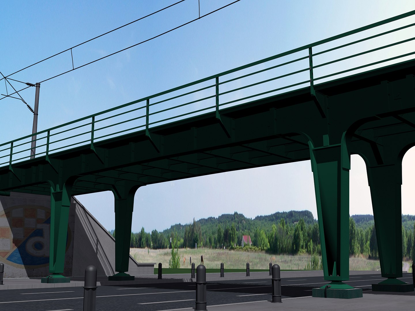 Max Train Bridge Highway