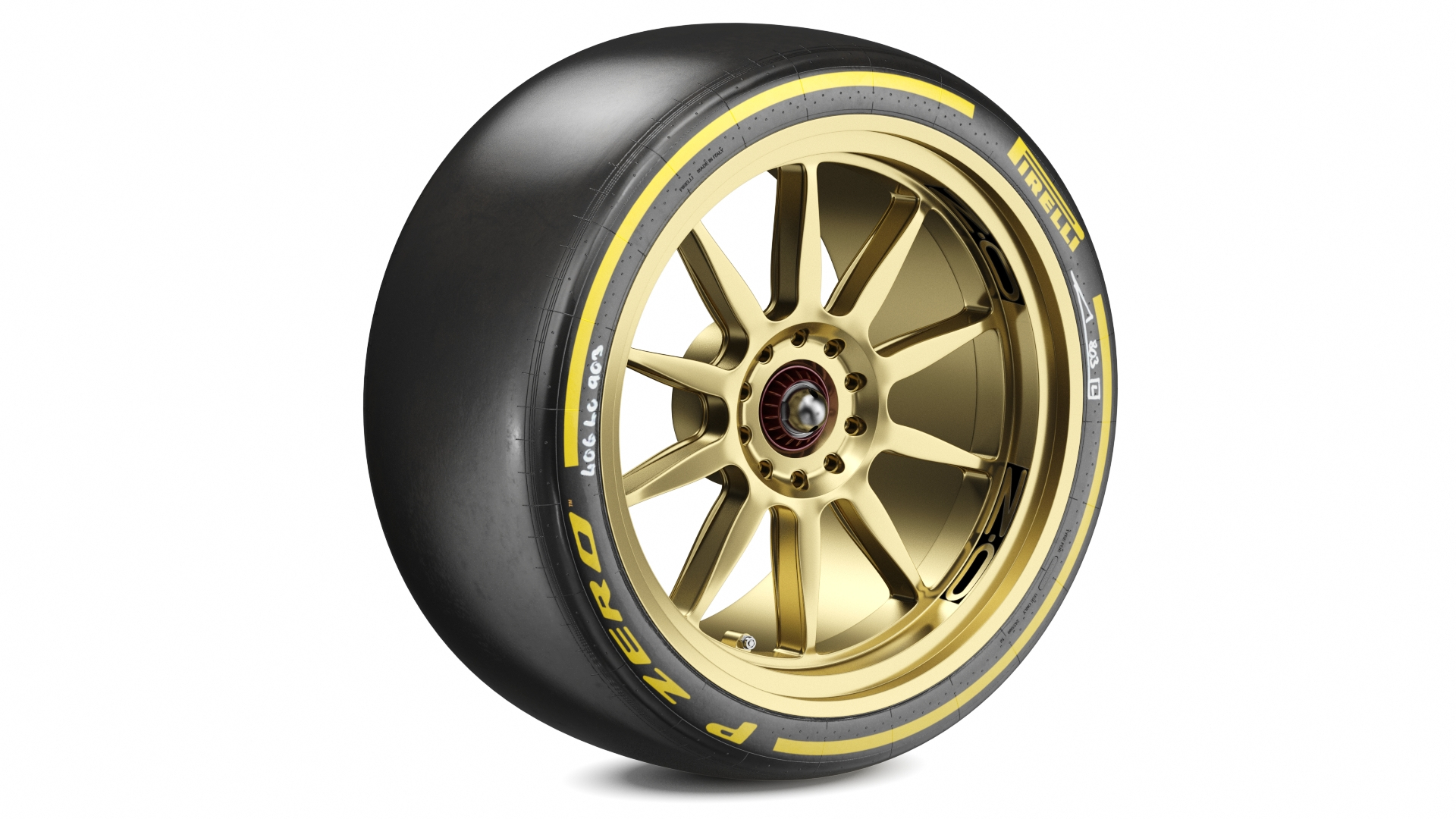 3D Model F1 Pirelli 18 Inch Medium Tyre - TurboSquid 1731550