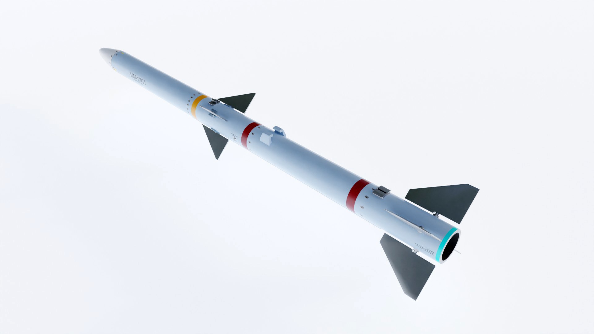 Obj Aim-120 Amraam Air Missile