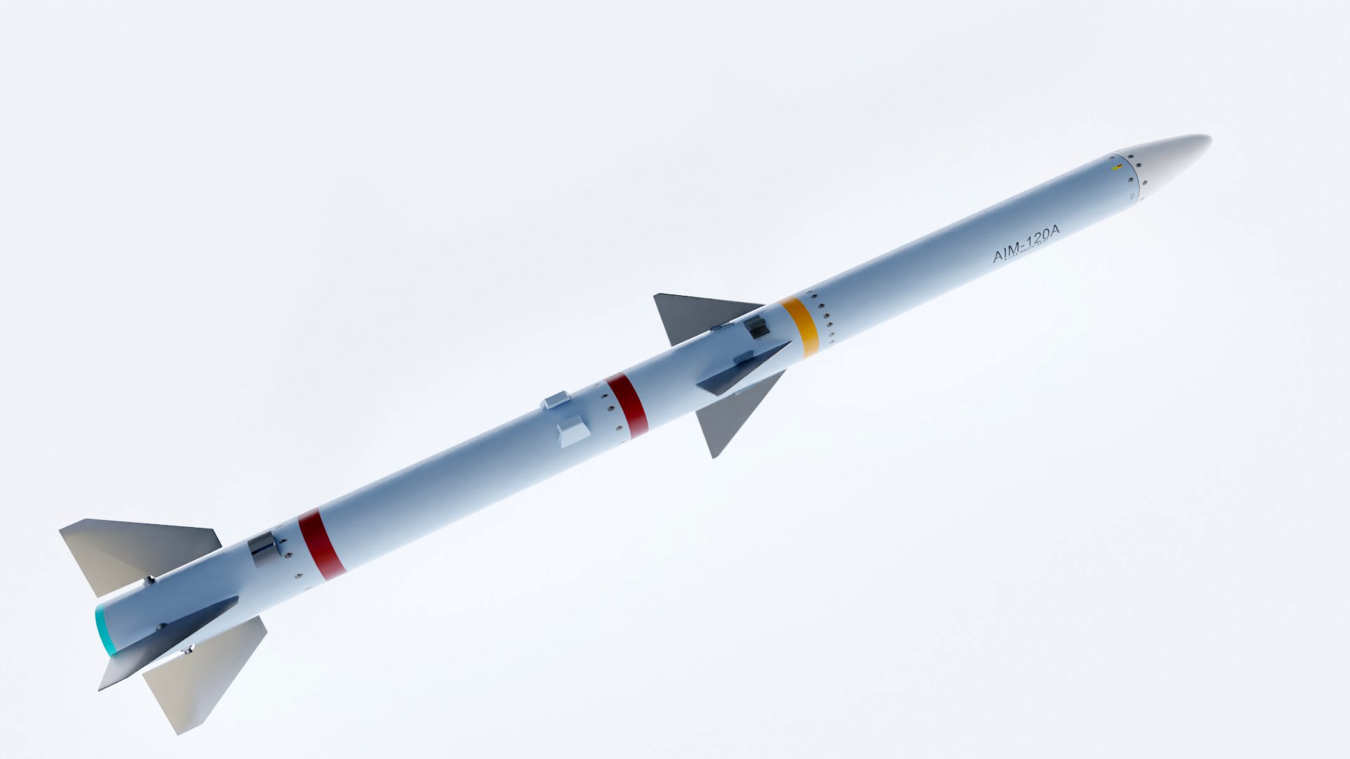 Obj Aim-120 Amraam Air Missile