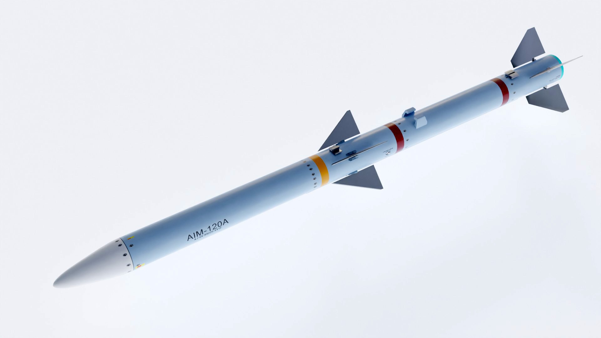 Obj Aim-120 Amraam Air Missile