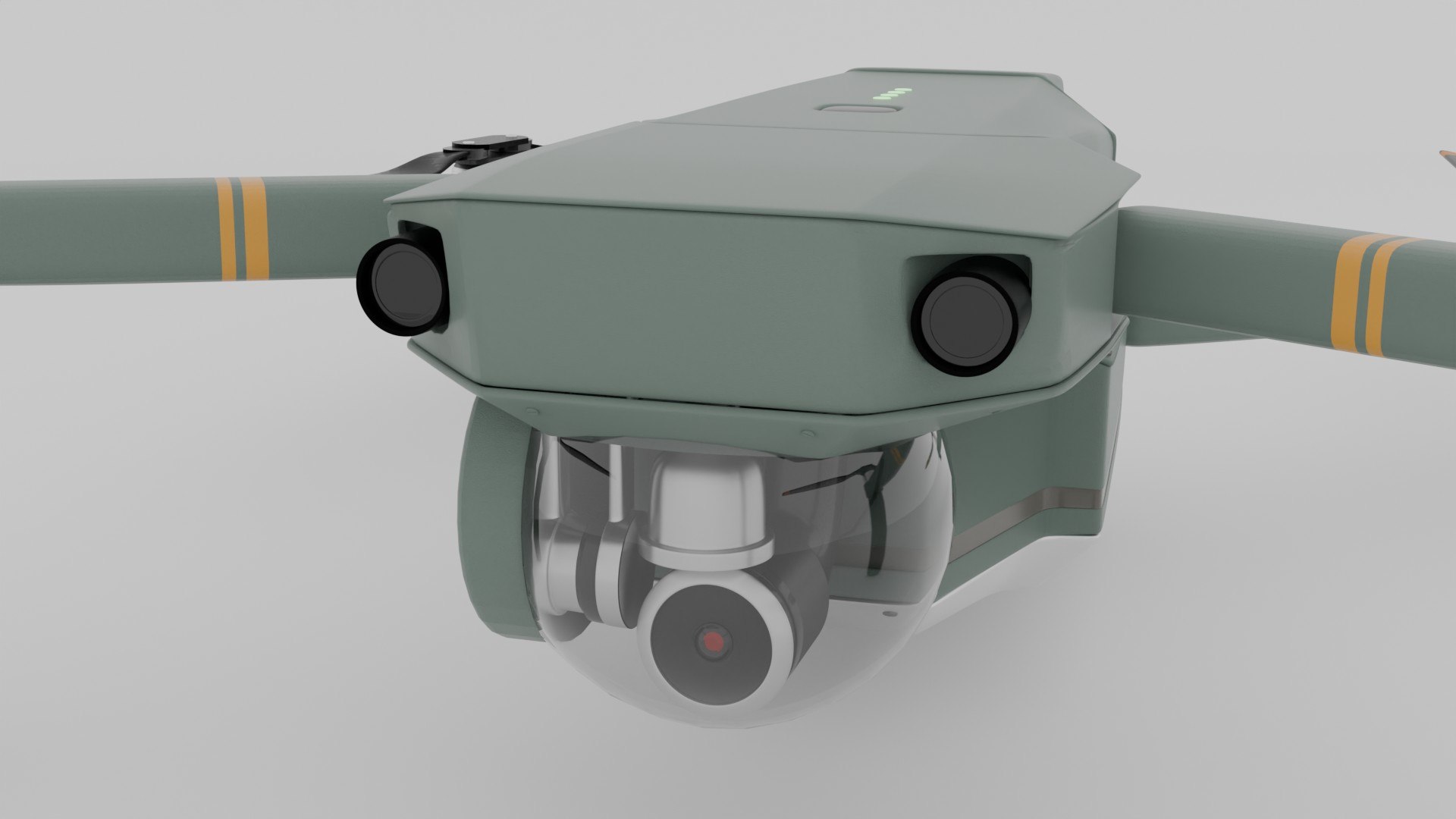 3D Realistic 3D Model Of Compact Foldable Drone With Camera High ...