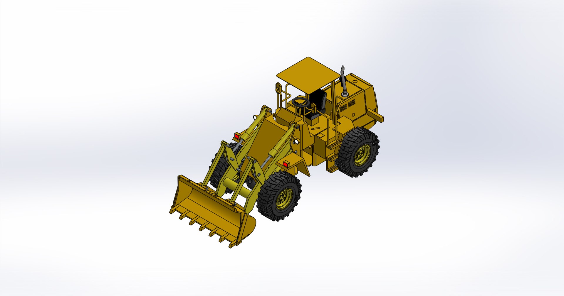 Wheel loader 3D model - TurboSquid 2170736