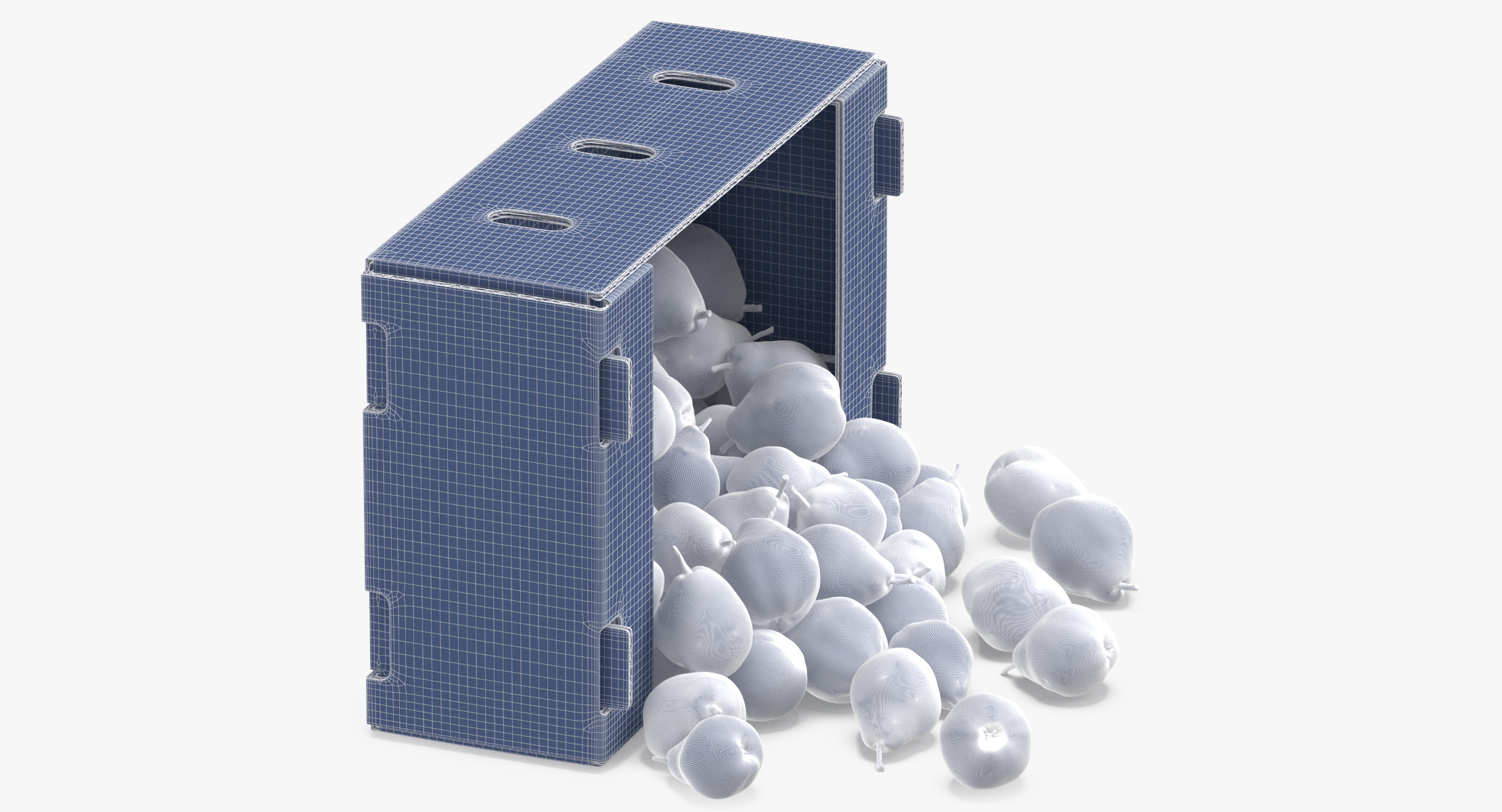 3D model cardboard display boxes spilled - TurboSquid 1550433