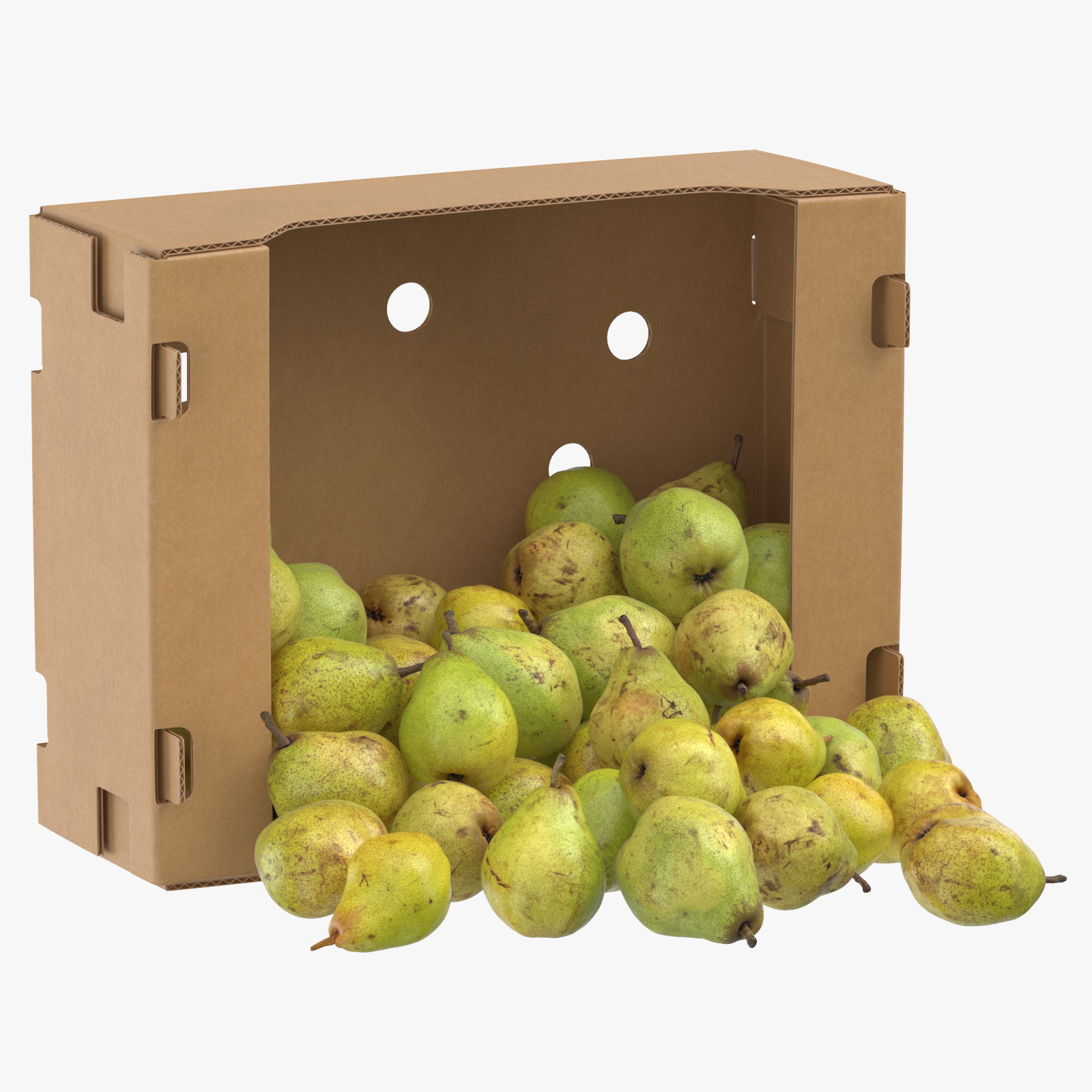 3D model cardboard display boxes spilled - TurboSquid 1550433