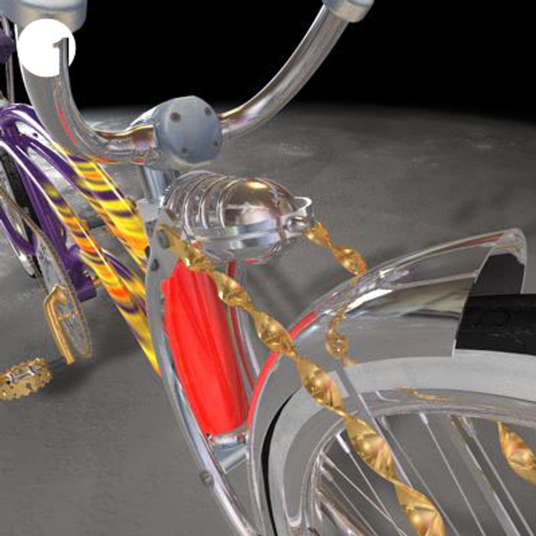 3d Lowrider Bike Model