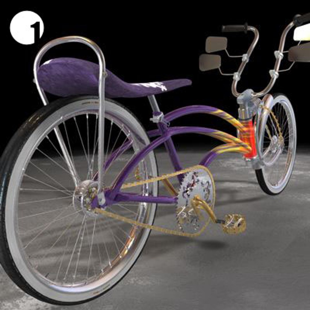 3d Lowrider Bike Model