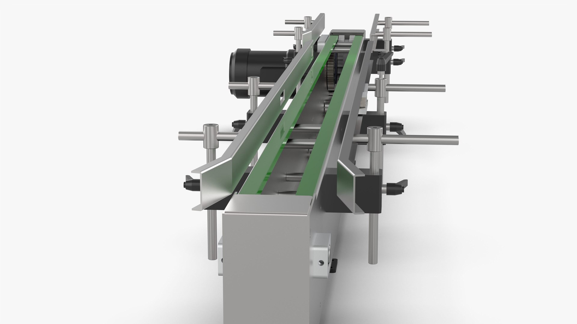 Free 3D Plate Chain Conveyor Belt Model - TurboSquid 2036155