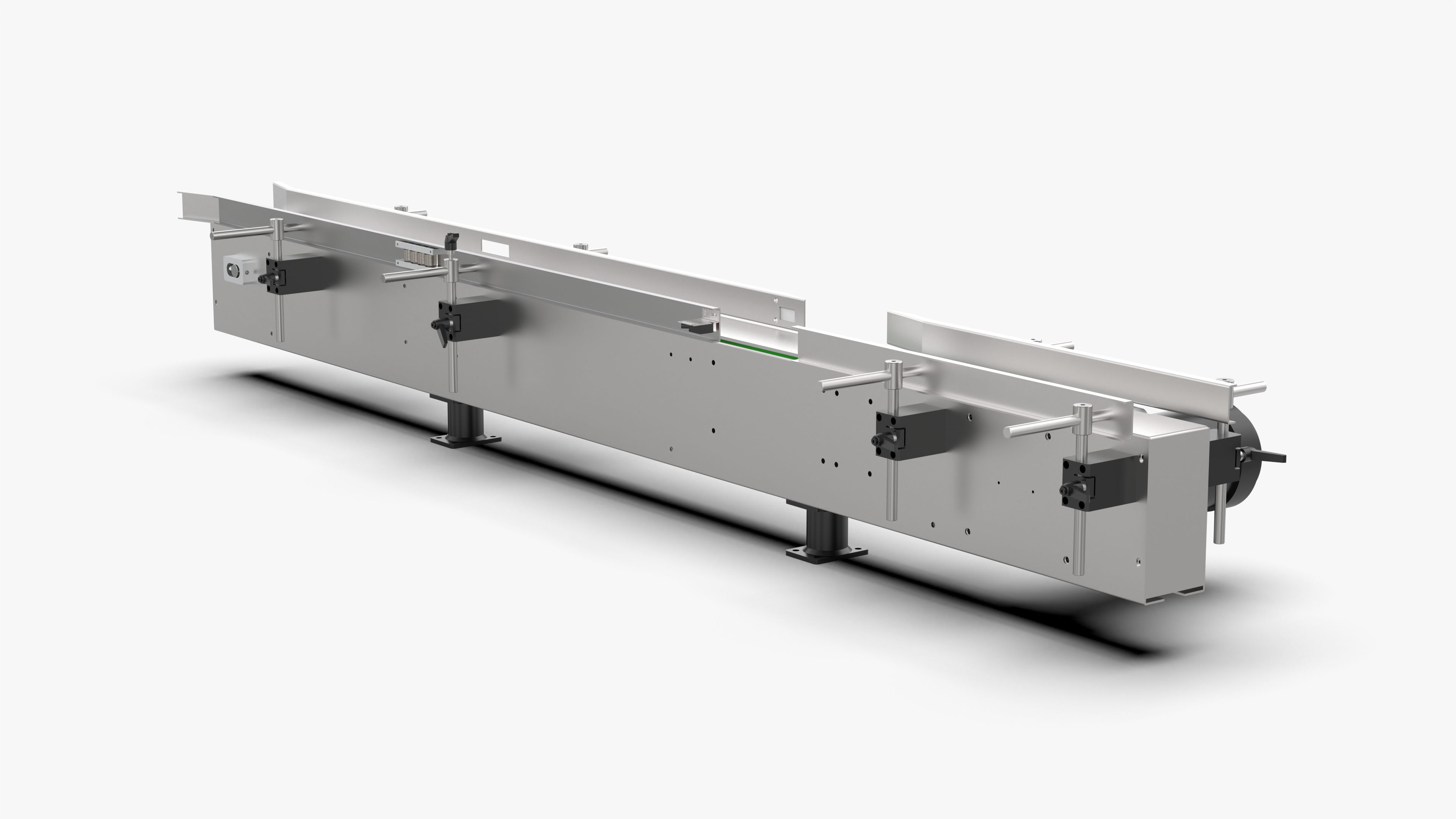 modelo 3d Plate Chain Conveyor Belt gratis - TurboSquid 2036155