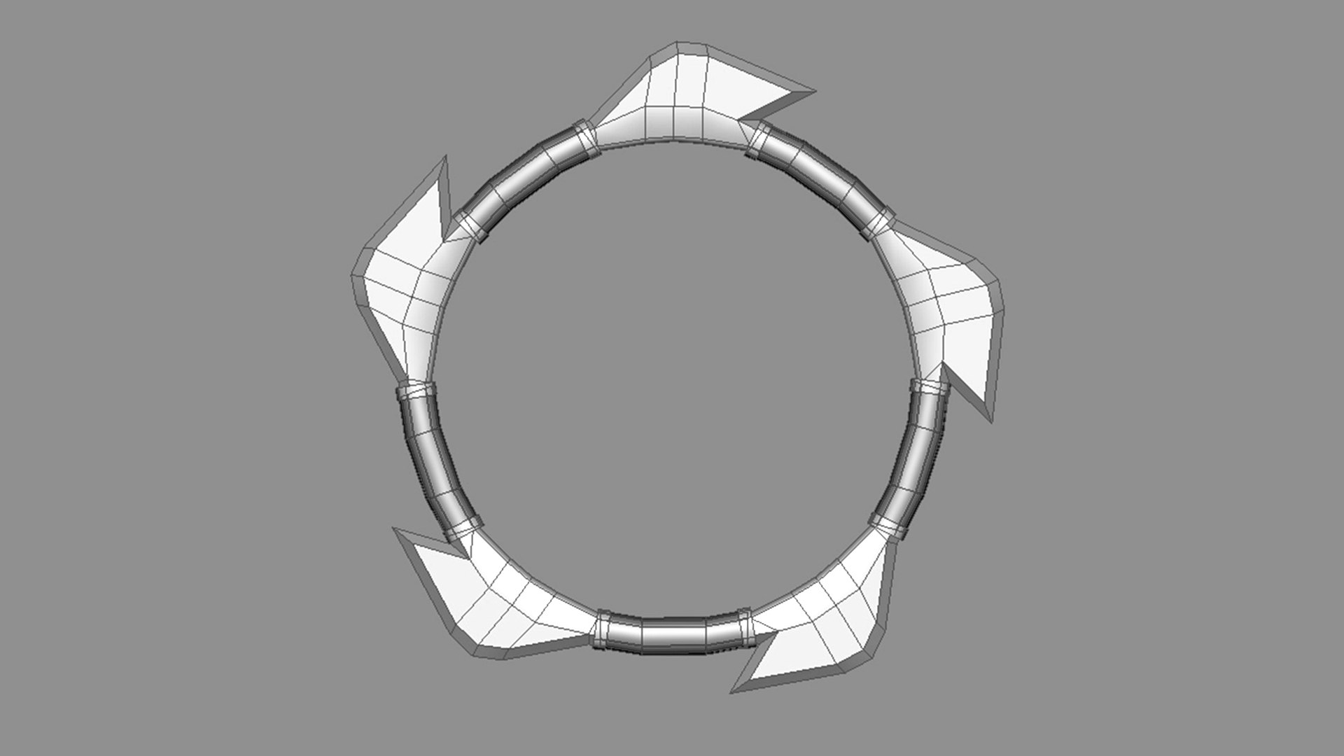 Game Ready Low Poly Chakram Weapon 3D Model - TurboSquid 1850741