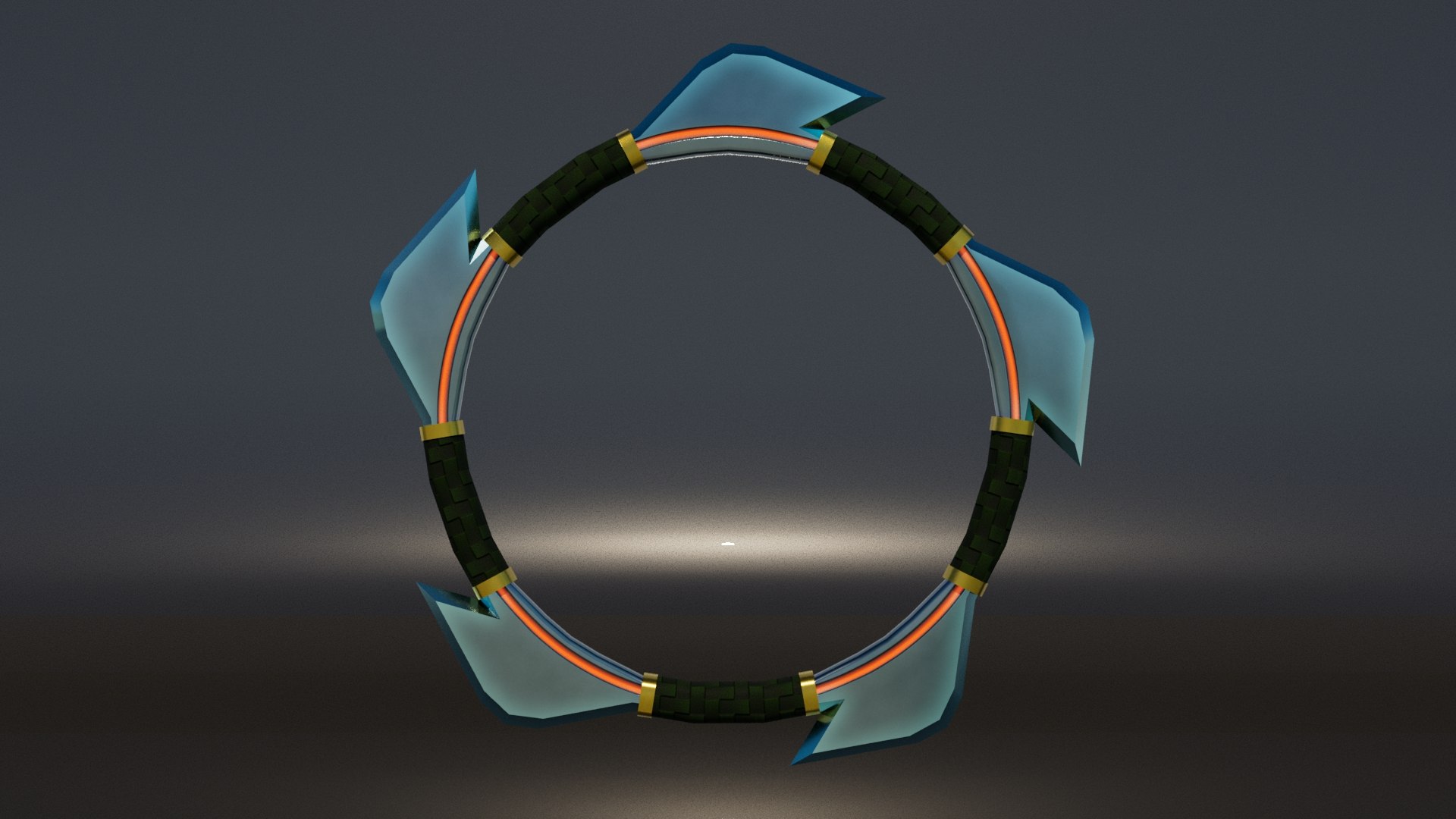 Game Ready Low Poly Chakram Weapon 3D Model - TurboSquid 1850741