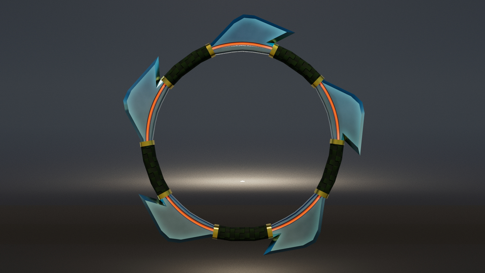 Game Ready Low Poly Chakram Weapon 3D Model - TurboSquid 1850741