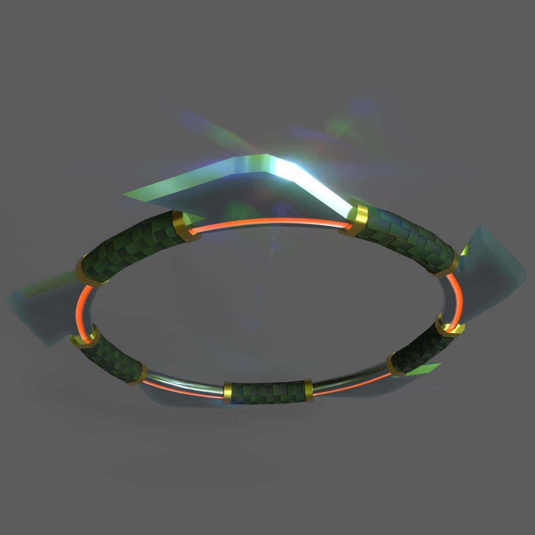 Game Ready Low Poly Chakram Weapon 3D Model - TurboSquid 1850741