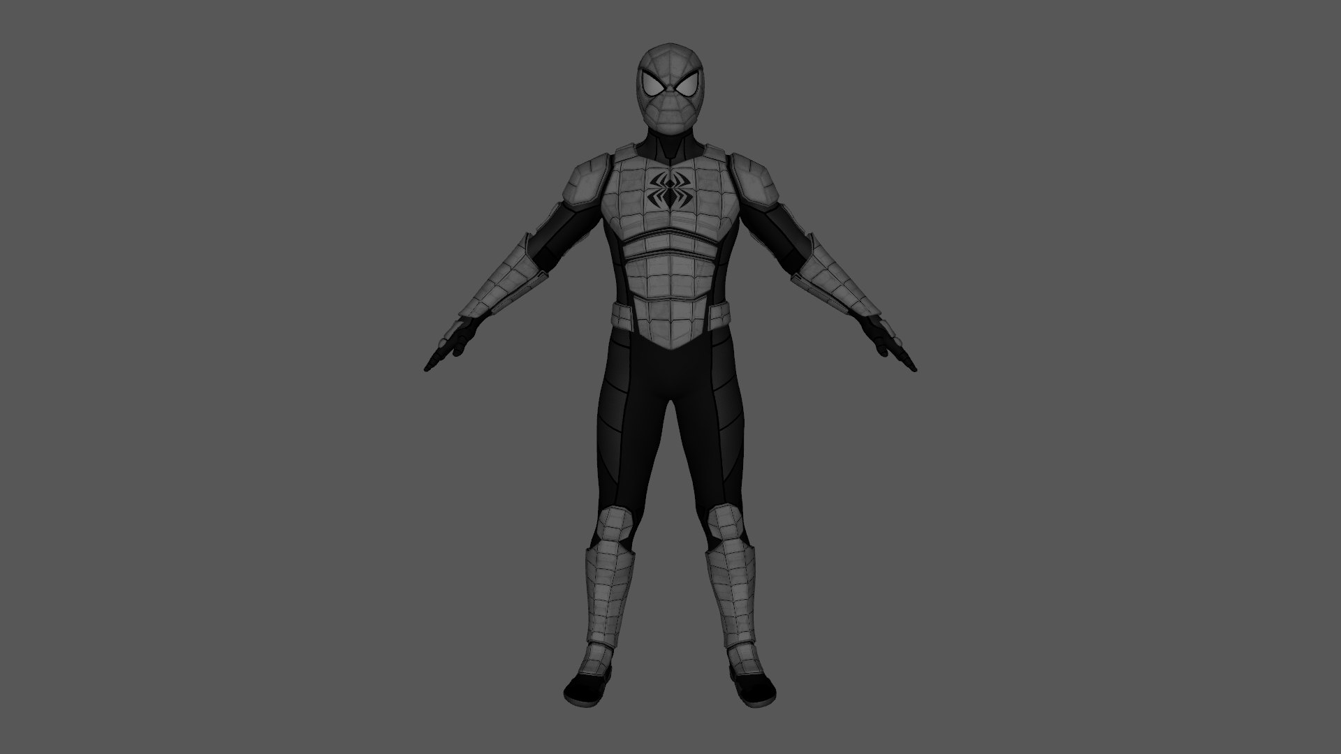 Spider-Armor MK I Rigged Animated Low-poly 3D Model - TurboSquid 2343606