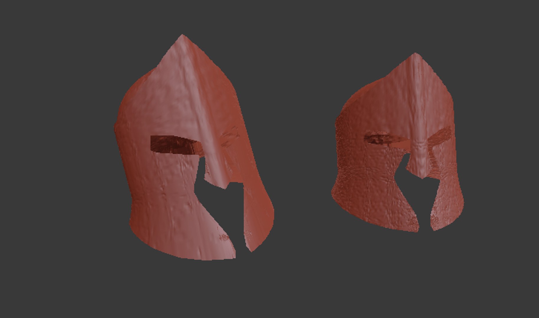 blender spartan helmets 3d model
