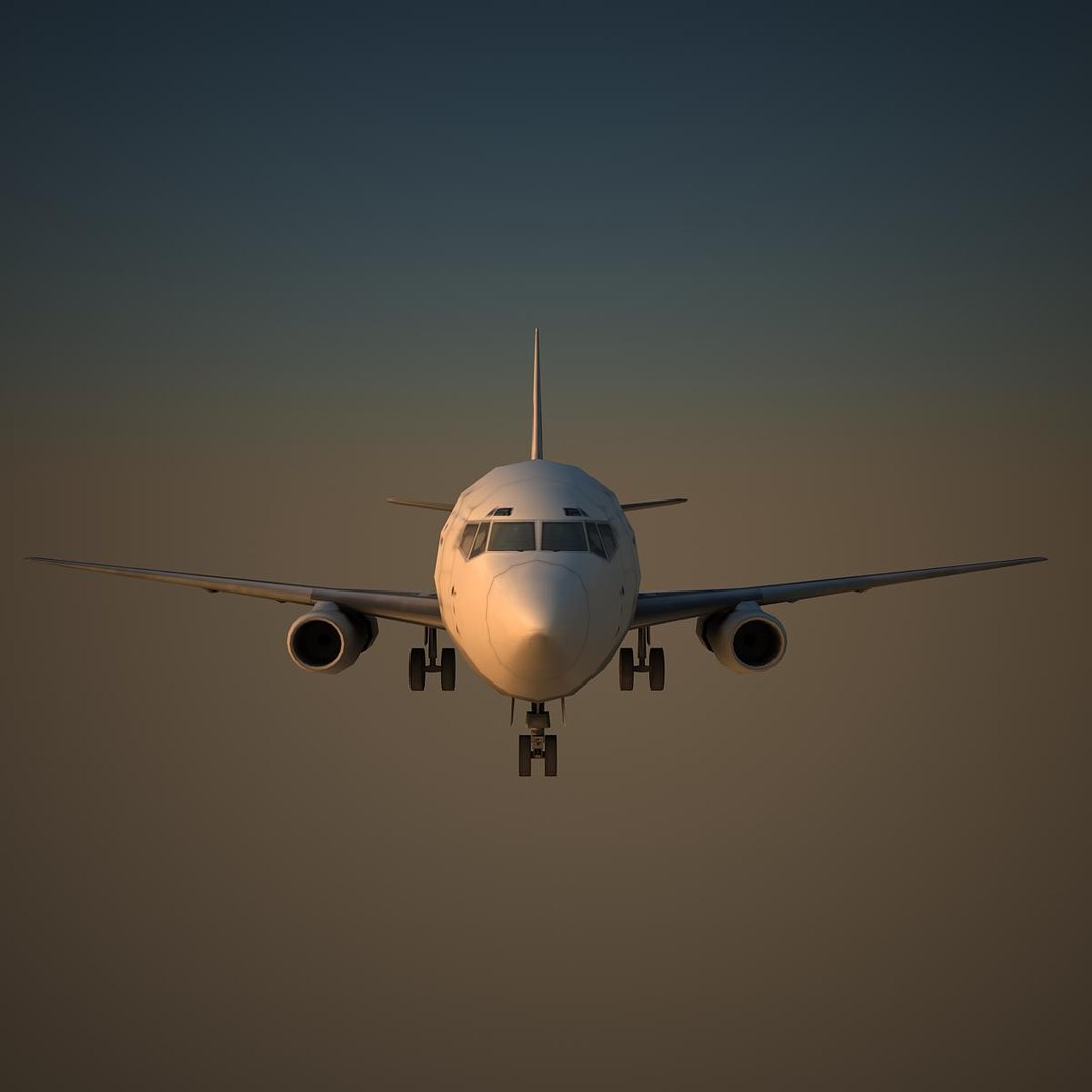 737-200 Rfj 3d Model