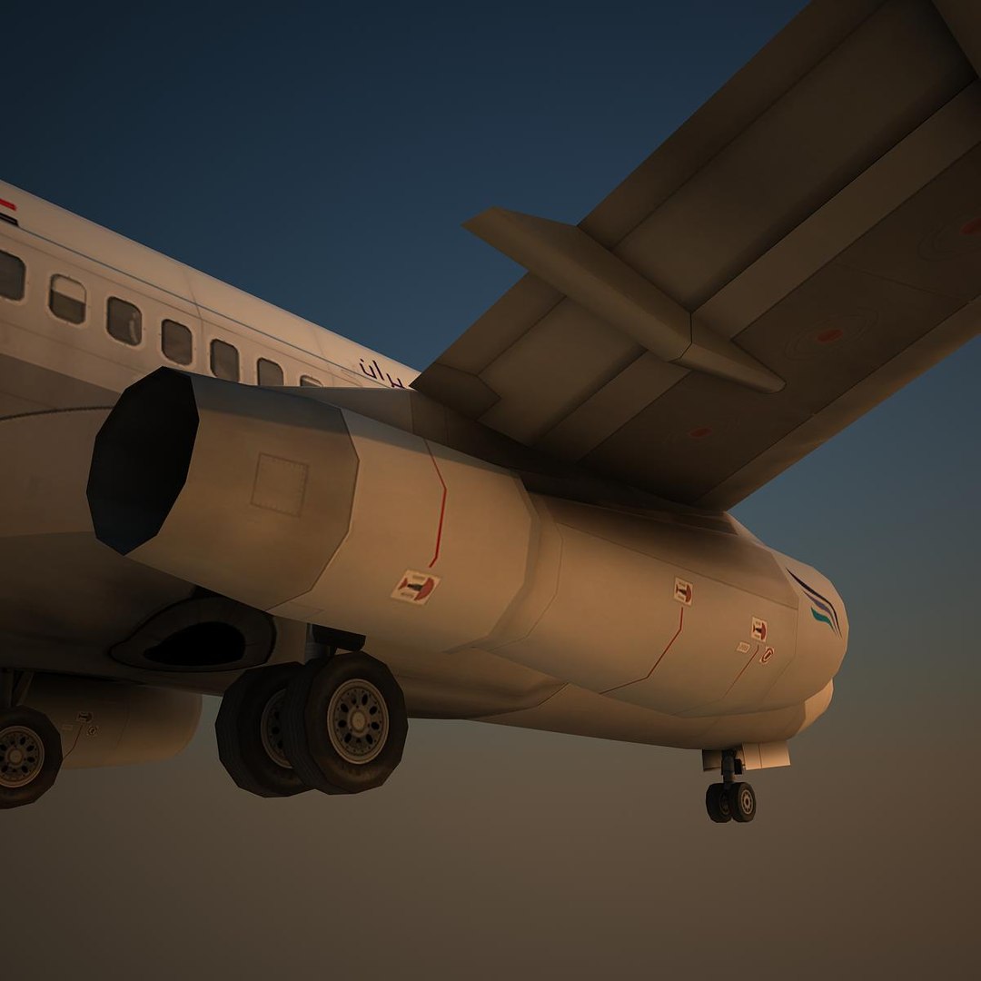 737-200 Rfj 3d Model