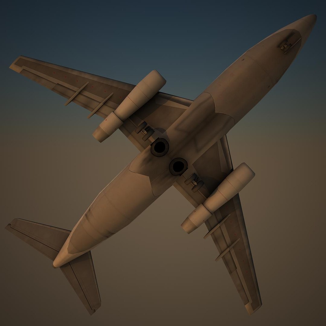 737-200 Rfj 3d Model