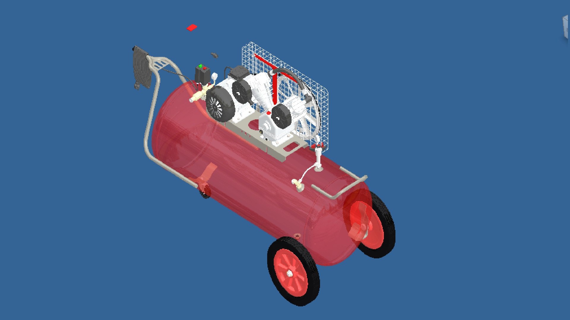 Mini Air Compressor 3D Model - TurboSquid 2106413