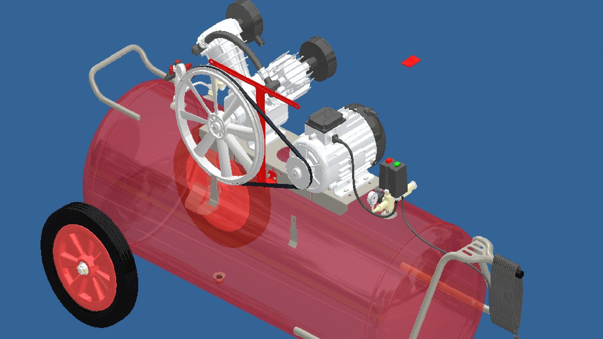 Mini Air Compressor 3D Model - TurboSquid 2106413