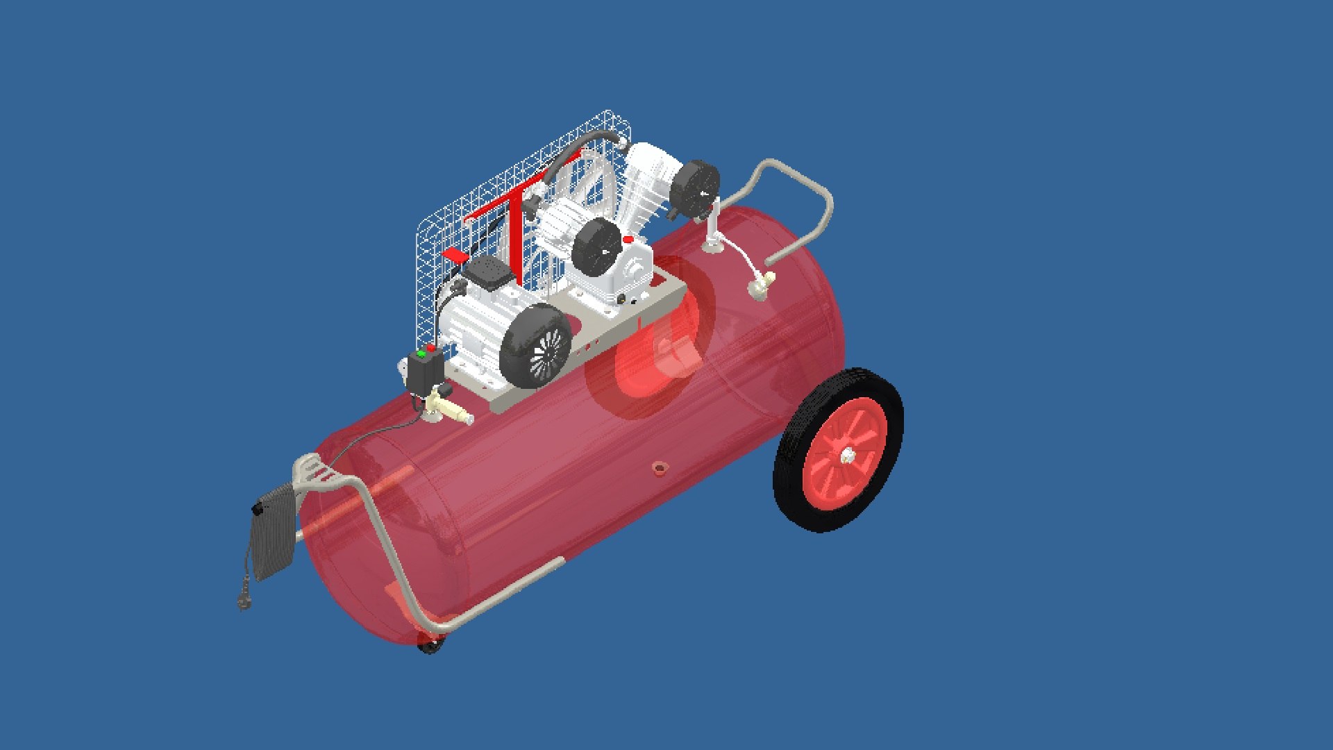 Mini Air Compressor 3D Model - TurboSquid 2106413