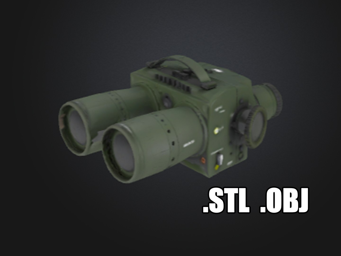 Night Vision Goggles Binocular 3D Model - TurboSquid 2406835
