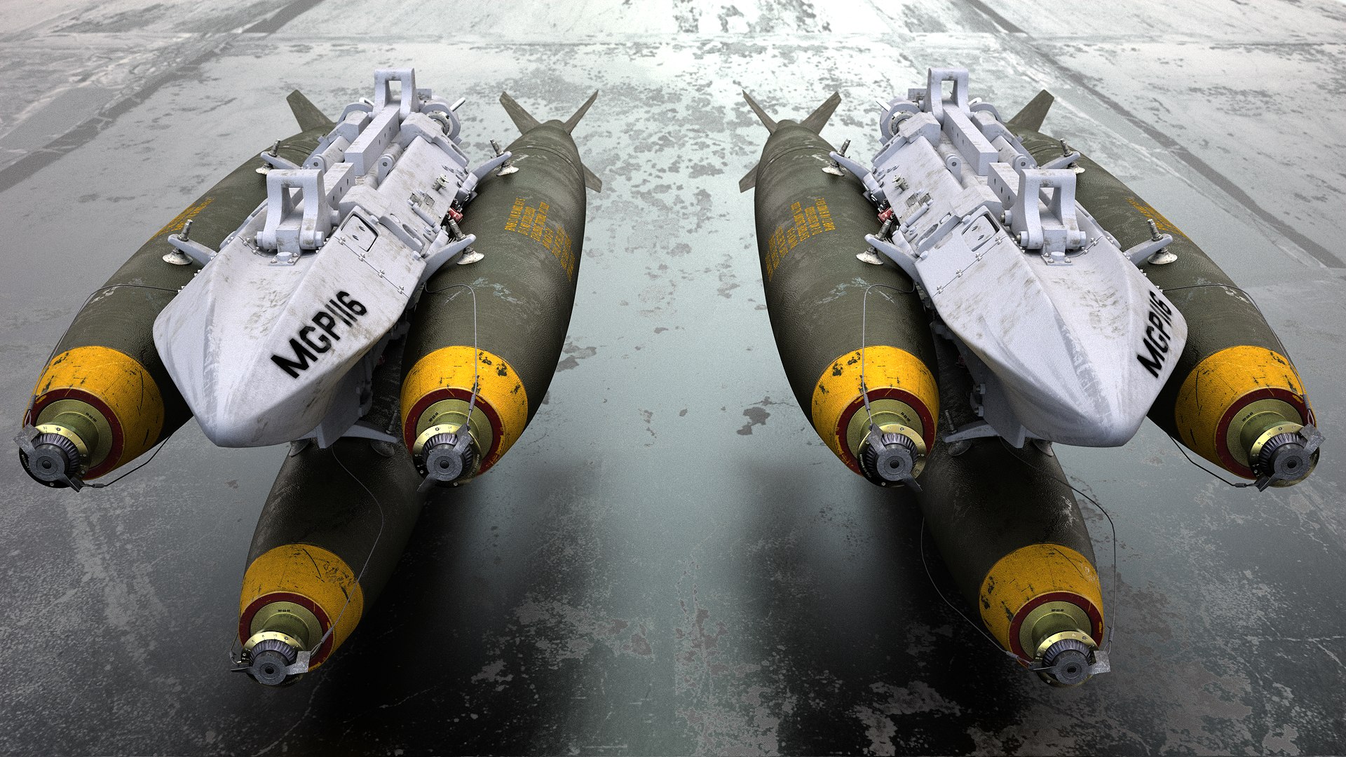 Rack Usaf Bru-42 3d Max