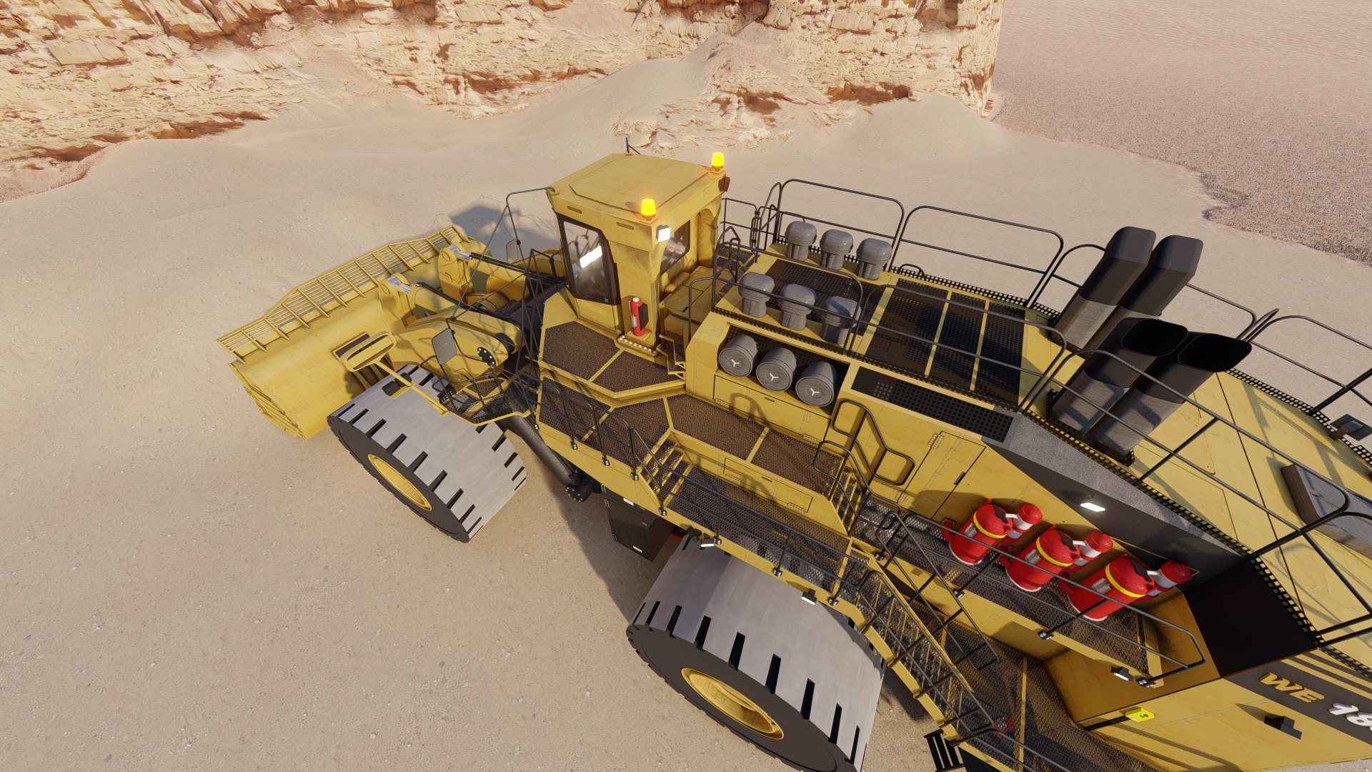 Giant Wheel Loader Model - TurboSquid 2278606