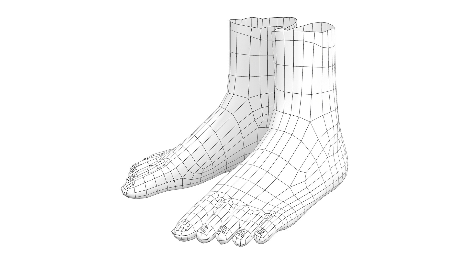 Flat Feet 3D Model - TurboSquid 1823389