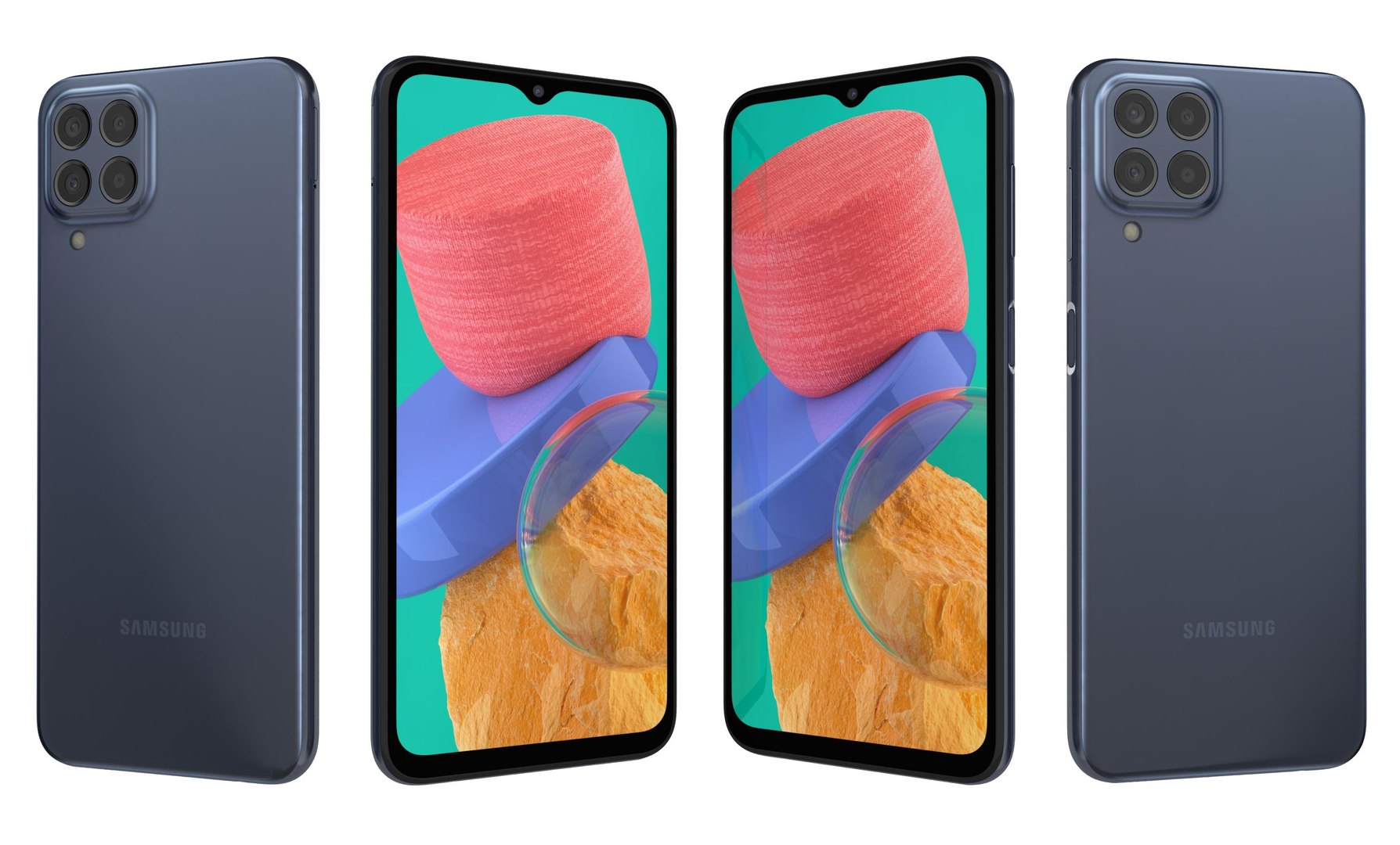 Samsung Galaxy M33 Blue 3D - TurboSquid 1875383