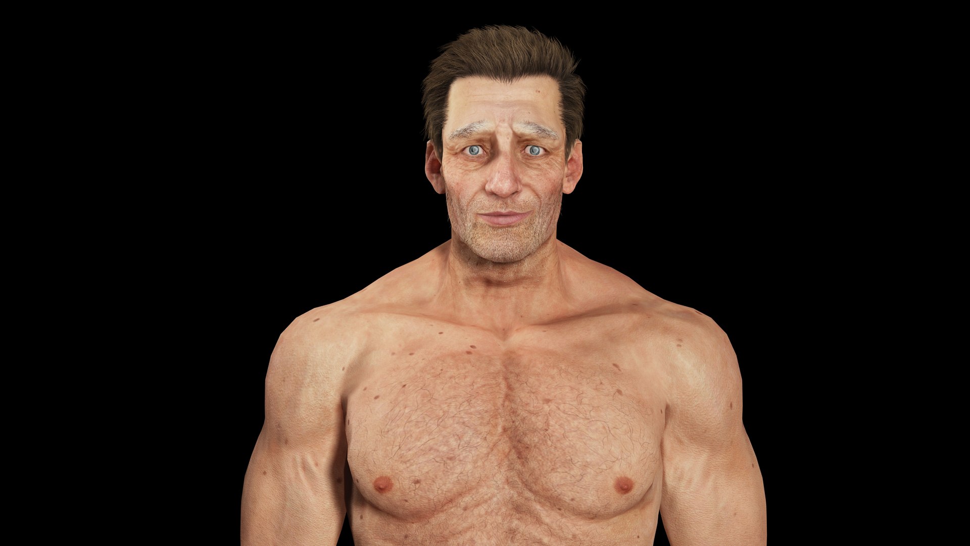 3D model Realistic Old Man - TurboSquid 2077435
