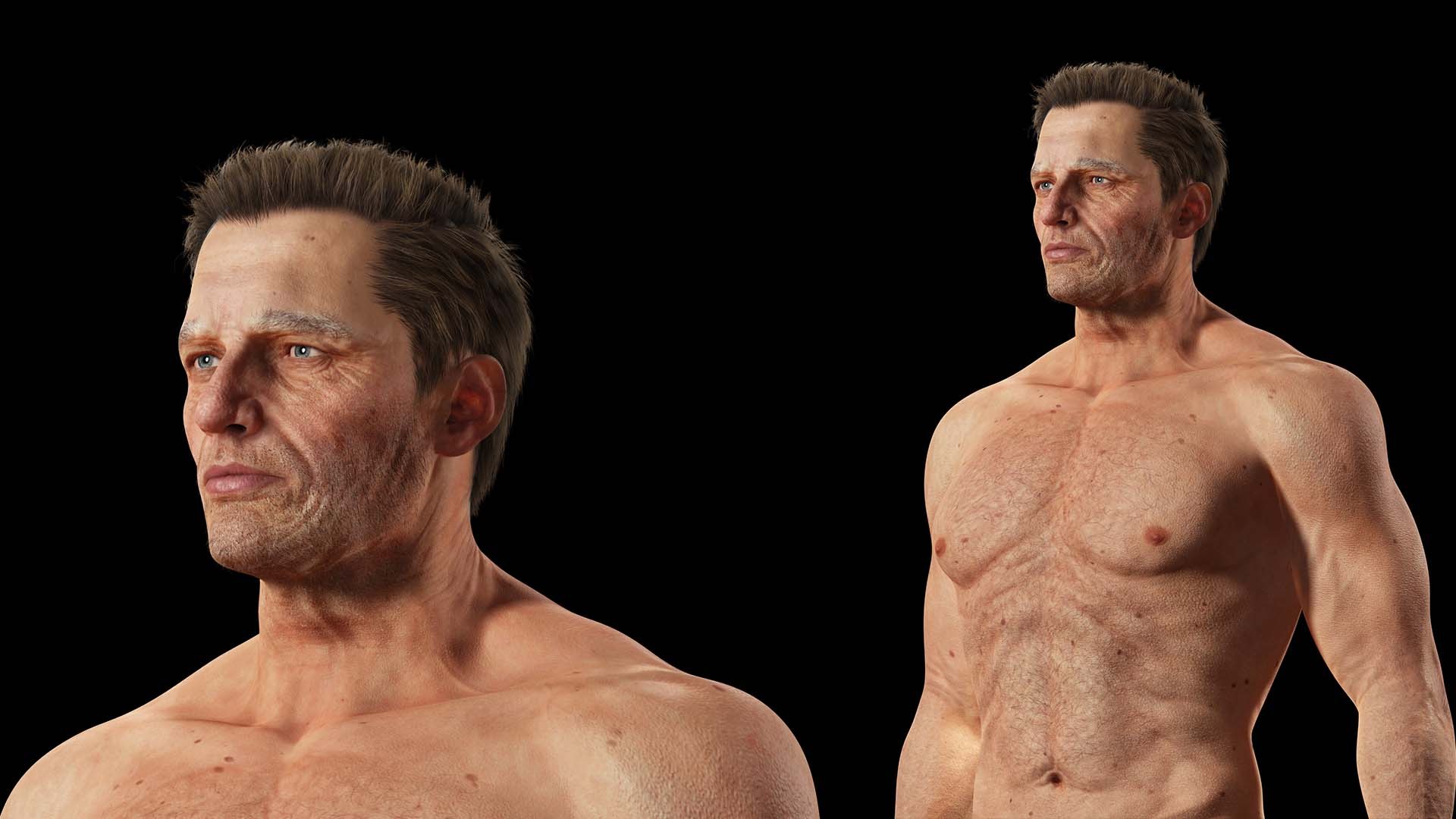 3D model Realistic Old Man - TurboSquid 2077435
